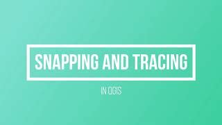Digitization In Qgis Using Snapping Options Qgis Geotech Studio Exploring Tools Geotech