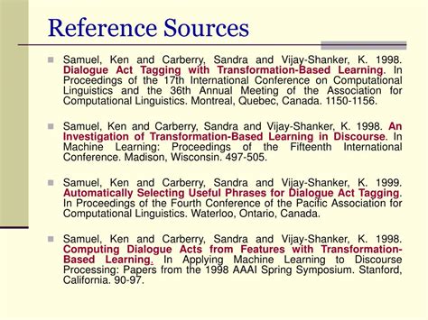 Ppt Dialogue Act Tagging Using Tbl Powerpoint Presentation Free Download Id 3042590