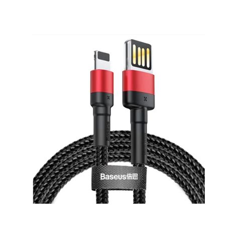 Baseus Usb To Lightning Cable Double Sided 2 4a 1m Calklf G91 Otc Lk