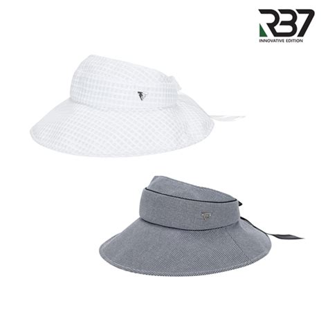 핫딜 Rb7여성 리본 골프 와이드 썬캡바이저 R4awht114 딜팡 골프용품 전문쇼핑몰