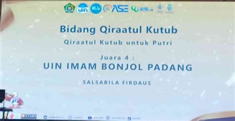 Wamenag Tutup Secara Resmi Final Oase Tiknas 2023 Uinib Padang Raih 1 Mendali Emas And 1 Peringkat