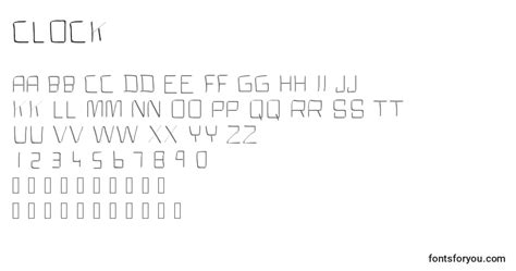 Clock Font Download For Free Online