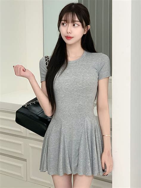 루미에르 Ss💙 엔 플레어 원피스 미니원피스 스판원피스 반팔원피스 여름원피스 여행원피스 여행 플레어원피스 캉캉원피스