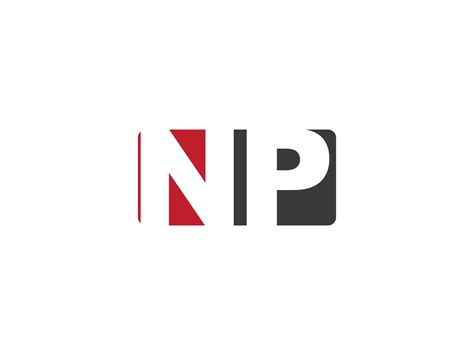 Initial Np Square Png Logo Image Creative Shape Letter NP Logo Icon Vector Png PNG