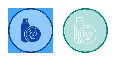 Infected Usb Drive Vector Icon Vector Art At Vecteezy