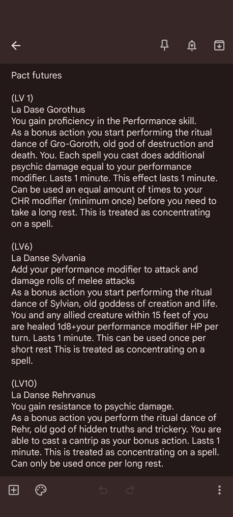 My First Attempt At A Warlock Homebrew Rdndhomebrew