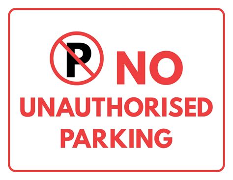 Free Printable No Parking Sign Templates Pdf With Arrow