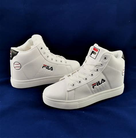 Купить Женские Кроссовки Fila White Высокие Белые Фила 36,39 размеры ...