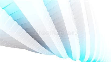 Abstract Animation Of Rotating Geometric Shapes In Spiral In 3d