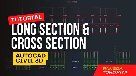 Tutorial Long Section Dan Cross Section Pada Autocad Civil 3d Youtube