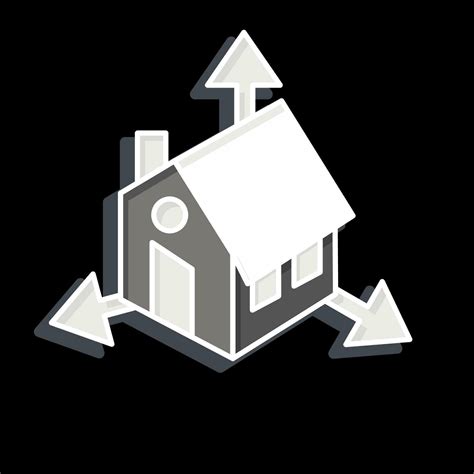 Icon Architectural Design Related To 3d Visualization Symbol Glossy Style Simple Design