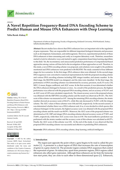 Pdf A Novel Repetition Frequency Based Dna Encoding Scheme To Predict
