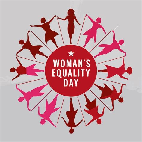 Premium Vector Womens Equality Day Banner Design Creative Illustration