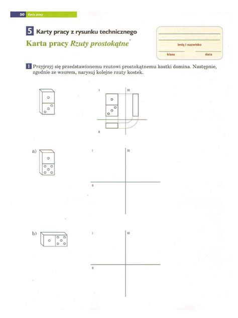 Rysunek Techniczny Karty Pracy Pdf