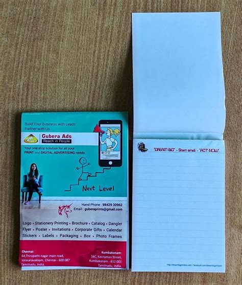 Paper Cover Glue Bound Note Pad Scribbling Pads Size A3 At ₹ 30 Piece In Chennai