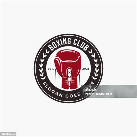 빈티지 클래식 복싱 로고 배지 엠블럼 디자인 파이팅 클럽 흰색 배경에 전투 클럽 벡터 권투 스포츠에 대한 스톡 벡터 아트 및 기타 이미지 권투 스포츠 로고 조직된
