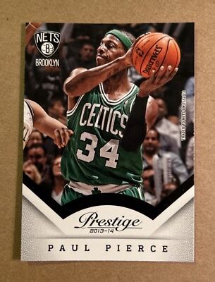 2013 14 Prestige 129 Paul Pierce Basketball Card Ebay