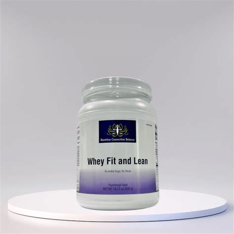 Whey Fit And Lean Vanilla Nutritionconnectionbalance