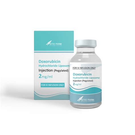 Doxorubicin Hydrochloride Liposome Pegylated Injections 2mg Ml Anti Cancer Manufacturer