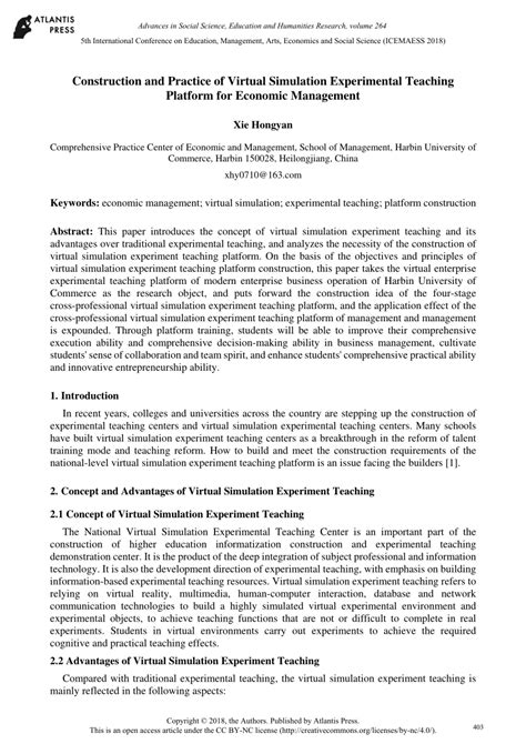 Pdf Construction And Practice Of Virtual Simulation Experimental Teaching Platform For