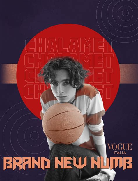 پوستر تیموتی شالامی Vogue طراحی در فتوشاپ طرفداری