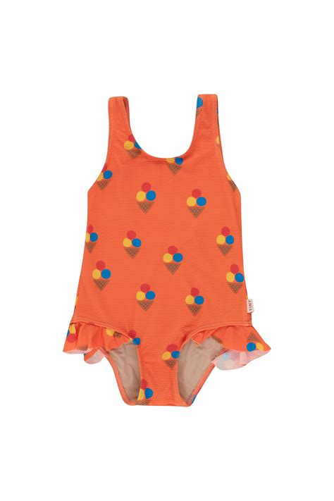 Tinycottons Ice Cream Swimsuit Panda And Cub