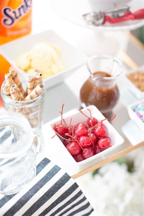 Make Your Own Root Beer Float Bar Glitter Inc