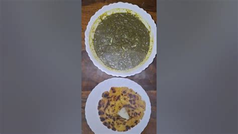 Sarson Ka Saag Or Makki Ki Rotitrending Viral Food Love Shorts Sarsonkasag