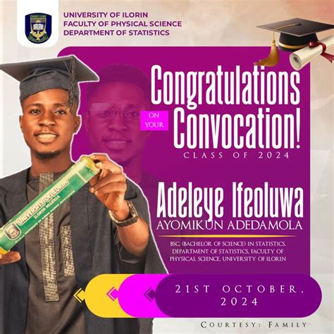 Convocation Flyer Design Physical Science Bachelor Of Science Physics