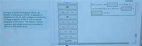 Solved Explain How It Is Possible For The Voltage Amplitude Chegg