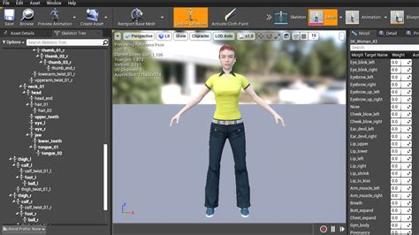 Woman With Animations Morphs D Model By Jasirkt