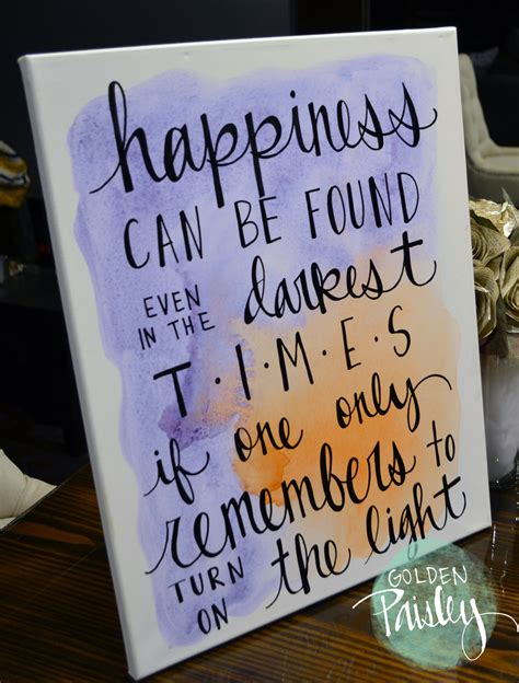 Inspirational Watercolor Quote Wall Art The Light”