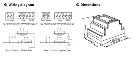 DCM232 DC Power Monitoring Devices For EV Chargers