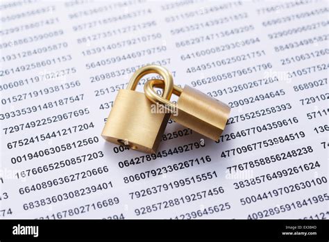 Safety Locks And Security Codes Stock Photo Alamy
