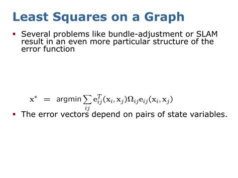 PPT Generalized Least Squares For Graph Embeddable Problems PowerPoint Presentation ID