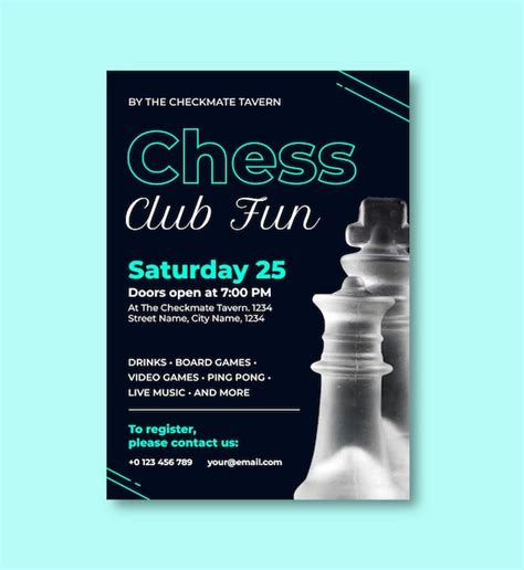 Chess Club Flyer Images Free Download On Freepik