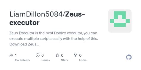 GitHub LiamDillon5084 Zeus Executor Zeus Executor Is The Best Roblox