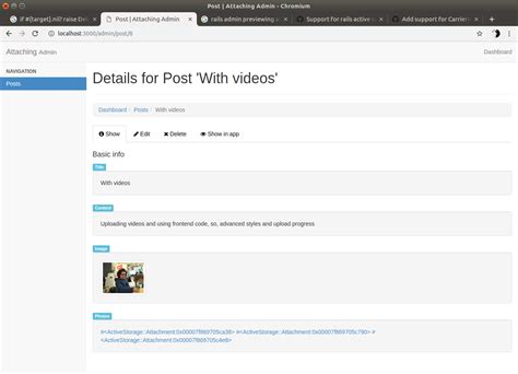 Previewing Video Attachement Rails Admin Active Storage Stack Overflow