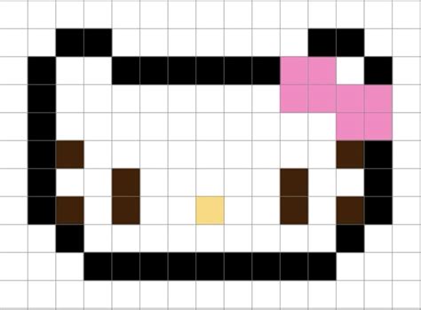 Hello Kitty Pixel Art