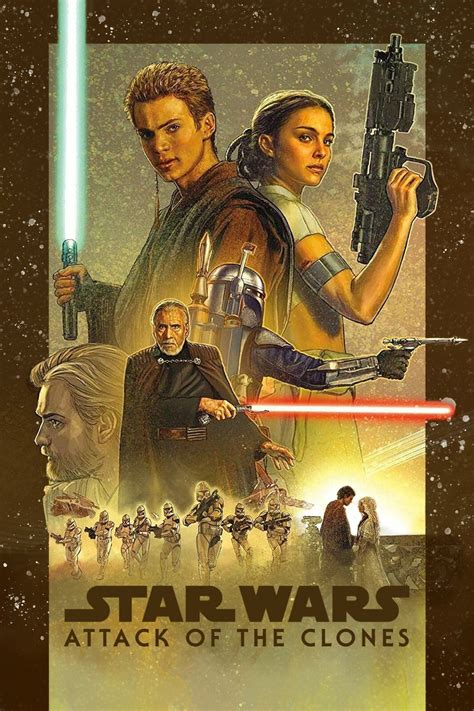 Star Wars Attack Of The Clones Poster Star Wars Episode Ii Attack Of