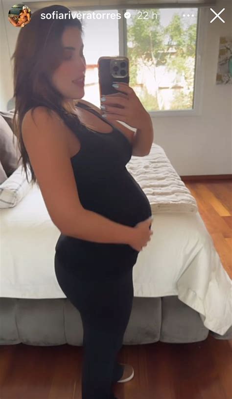 Sofía Rivera Torres Revela Cómo Se Siente A Tan Solo Unos Días Del Nacimiento De Su Primer Hijo