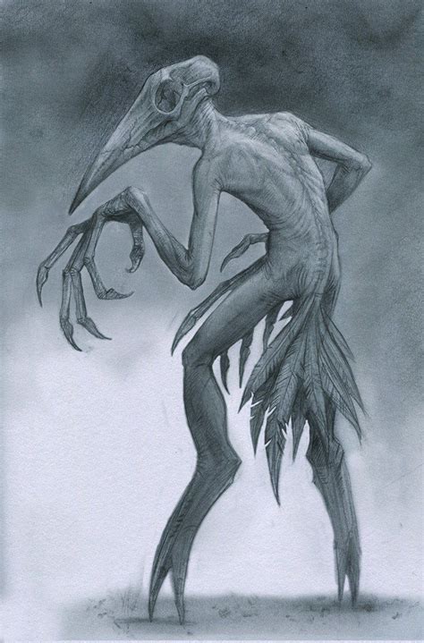 Nerdizmo Monster Drawing Creepy Drawings Scary Art