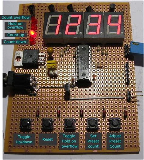 WORLD OF ELECTRONICS UP AND DOWN COUNTER USING F