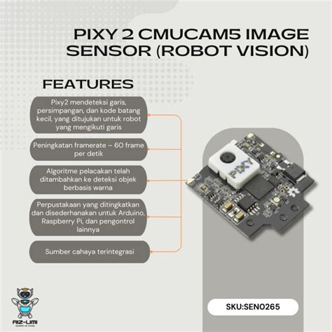 Jual Pixy2 Cmucam5 Smart Vision Sensor Object Tracking Pixy Camera Kab Sleman Riz Umi