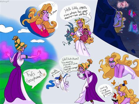 Hades Agus Persephone Sa Underworld Disney Hades And Persephone Disney