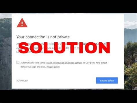 Fix Your Clock Is Behind NET ERR CERT DATE INVALID Google Chrome In