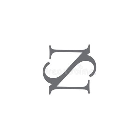 Letter Zs Curves Elegant Shape Simple Logo Vector Stock Vector Illustration Of Template Sign