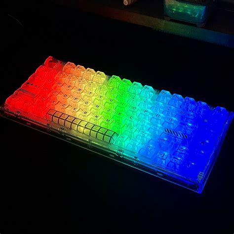 PCS Transparent Theme Keycap Simple Keycap Set Mechanical Etsy