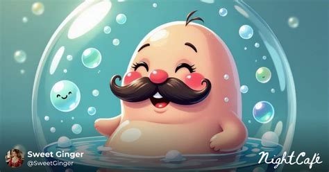 Happy Microbe Bubble Bath Goofy Microbe Enjoys A Joyful Bu