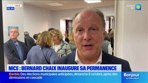 Nice Le Député Udr Bernard Chaix Inaugure Sa Permanence Dans Le Quartier De Libération